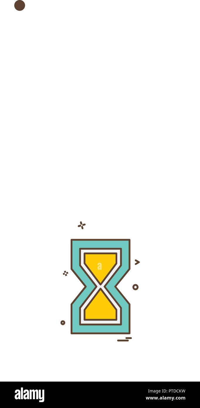 Wait icon design vector Stock Vector Image & Art - Alamy