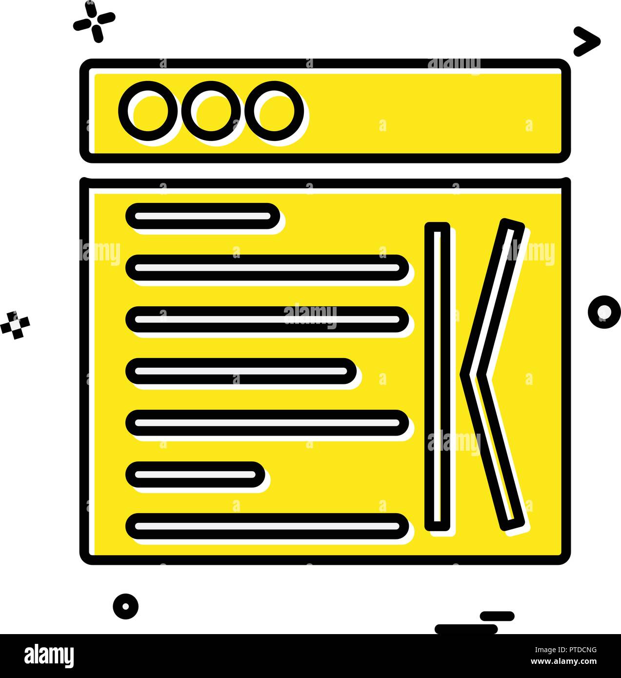 Web layouts icon design vector Stock Vector Image & Art - Alamy