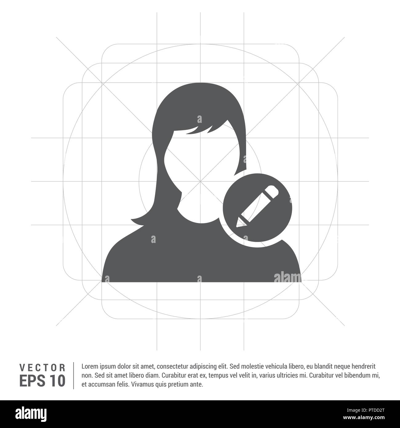 Edit user Icon Stock Vector Image & Art - Alamy