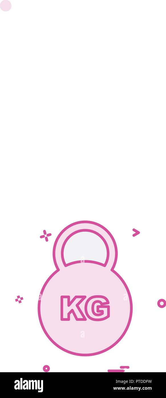 Weight icon design vector Stock Vector Image & Art - Alamy