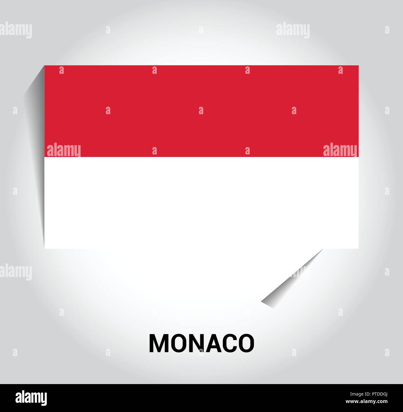 Monaco flags design vector Stock Vector Image & Art - Alamy