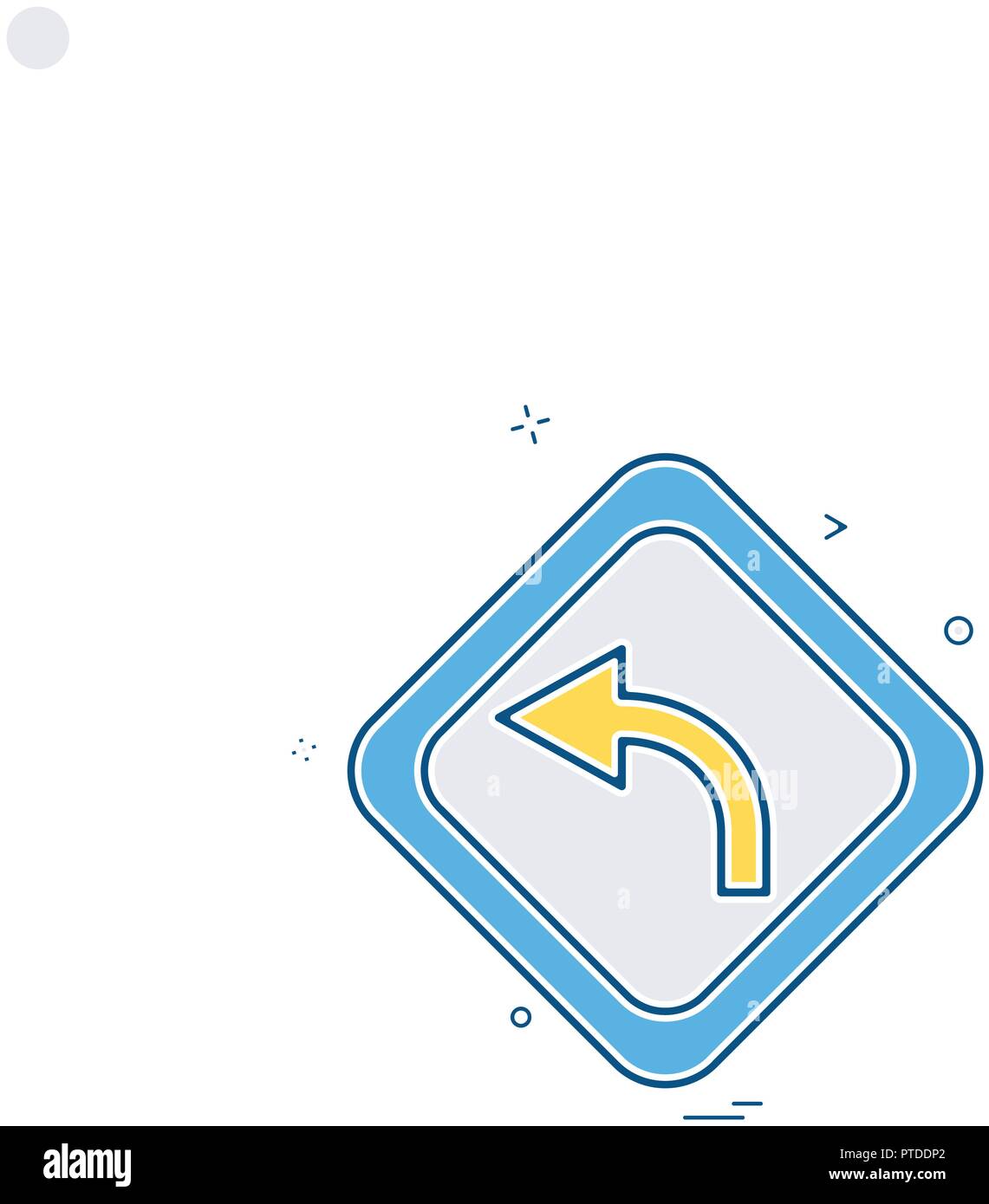 arrow left centre icon vector design Stock Vector Image & Art - Alamy