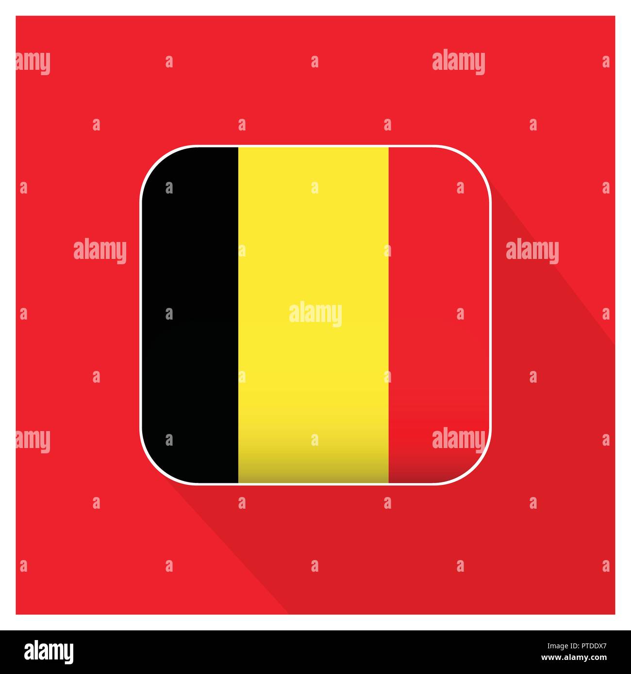 Belgium flag design vector Stock Vector Image & Art - Alamy