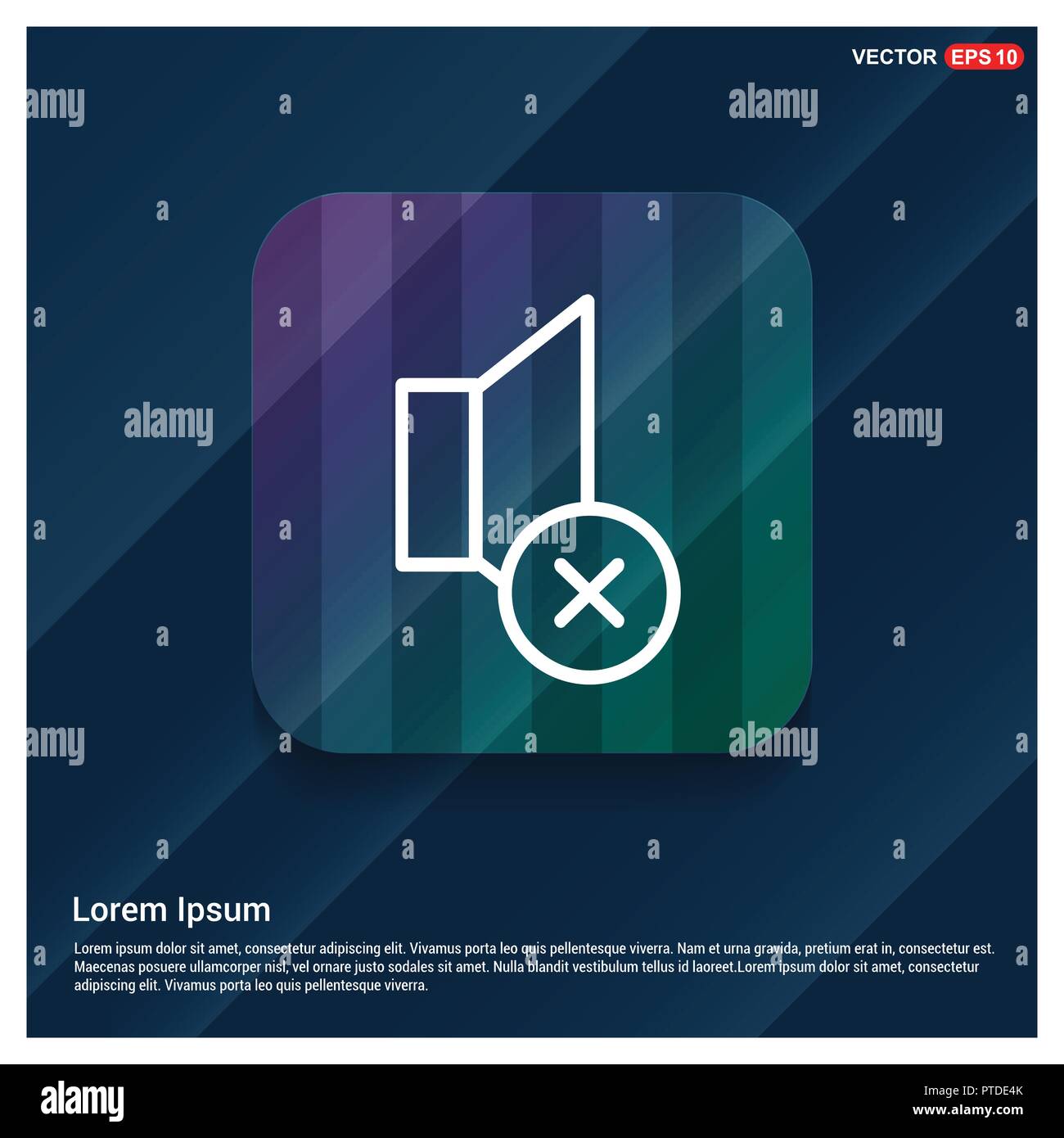 Mute volume Icon Stock Vector Image & Art - Alamy