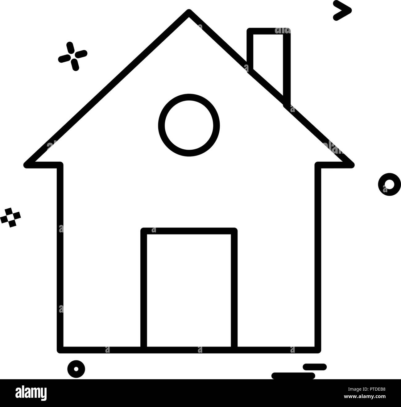 home house flat icon vector design Stock Vector Image & Art - Alamy