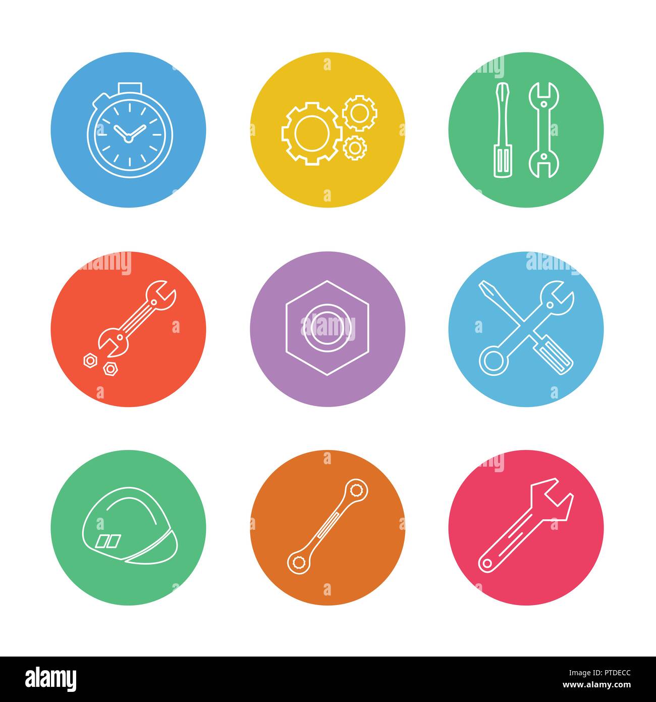 nut , screw driver , wrench , stop watch , hardware , tools ...