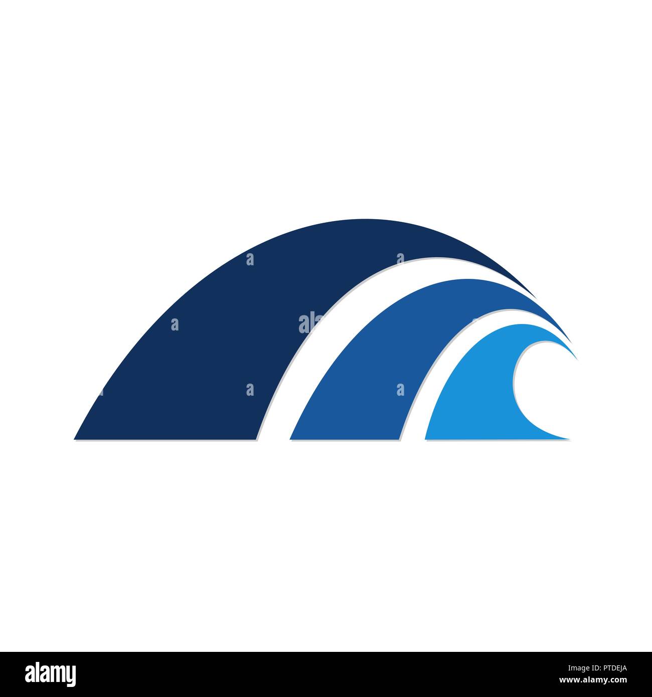 Water wave symbol Stock Vector Images - Alamy