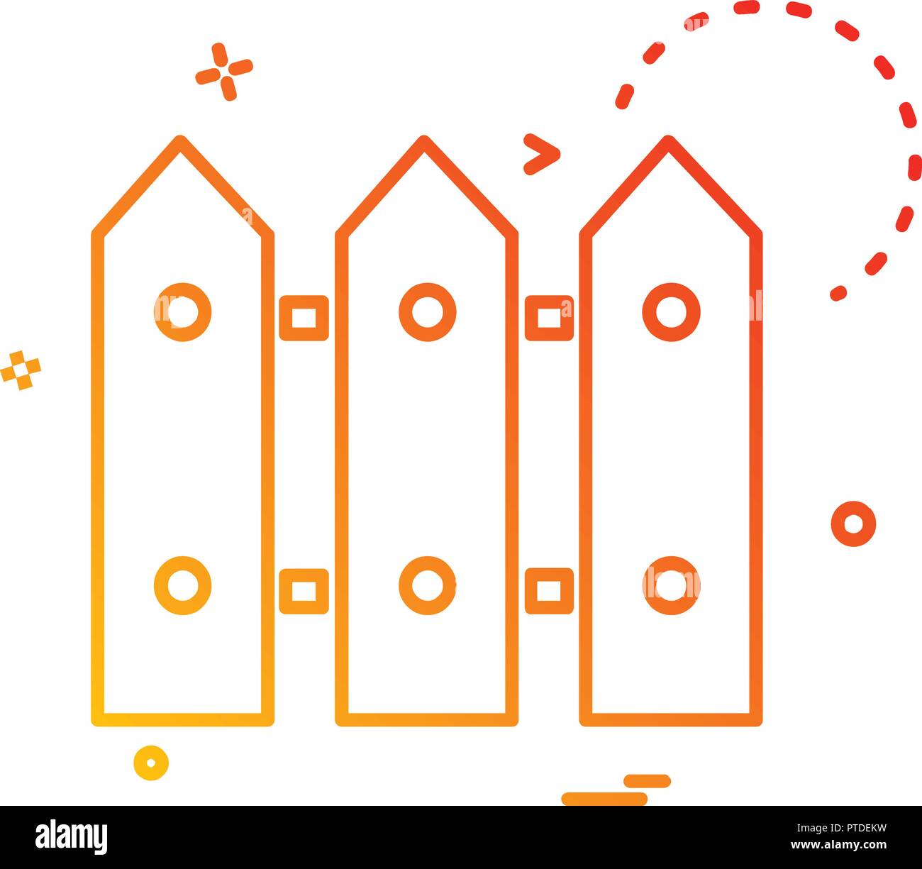 Boundry icon design vector Stock Vector Image & Art - Alamy