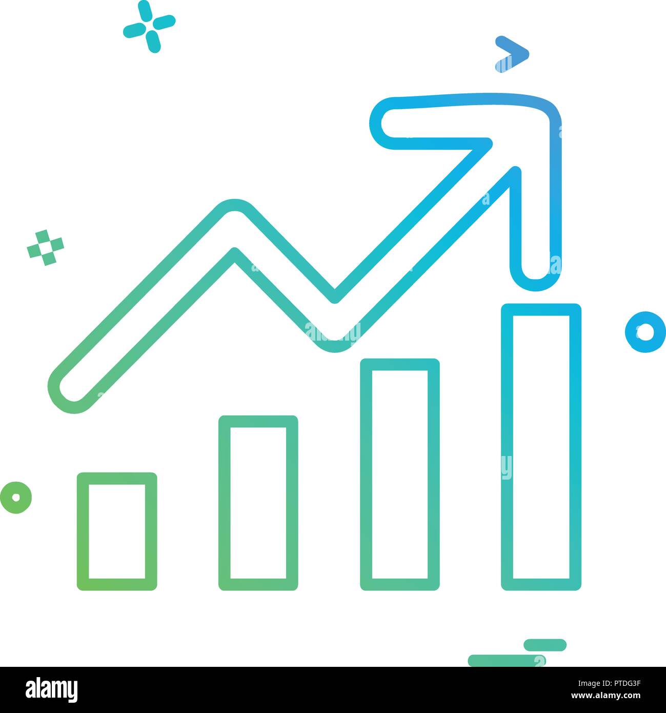 Graph icon design vector Stock Vector Image & Art - Alamy