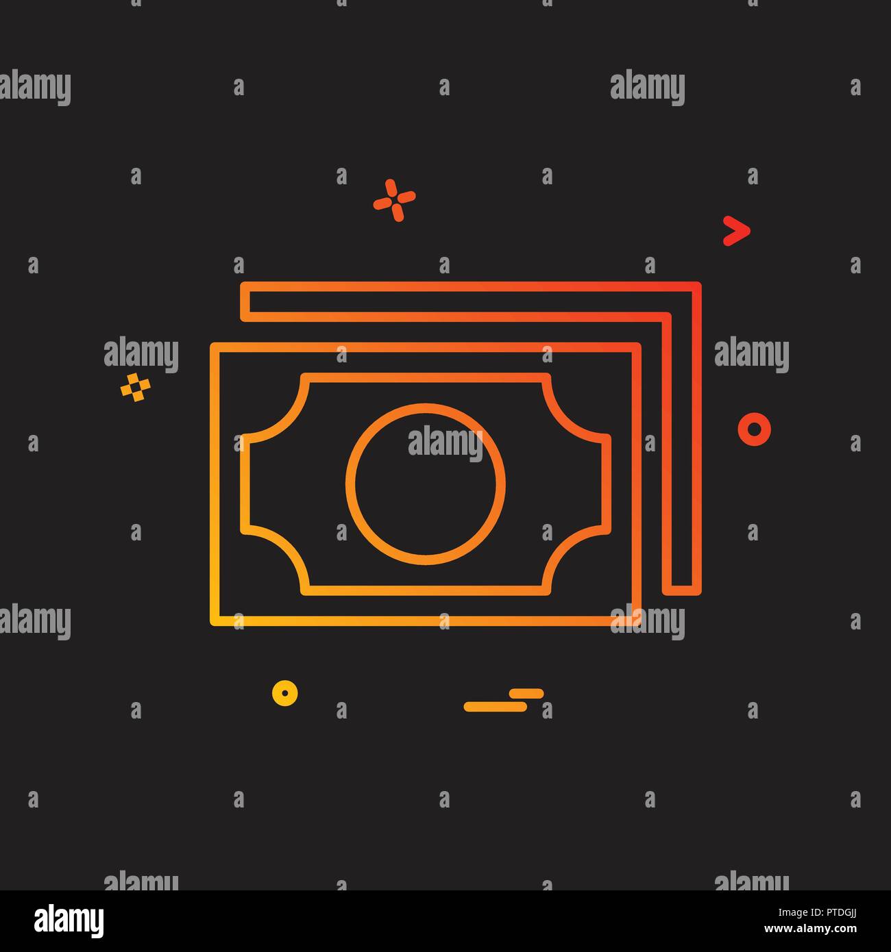 MOney icon design vector Stock Vector Image & Art - Alamy