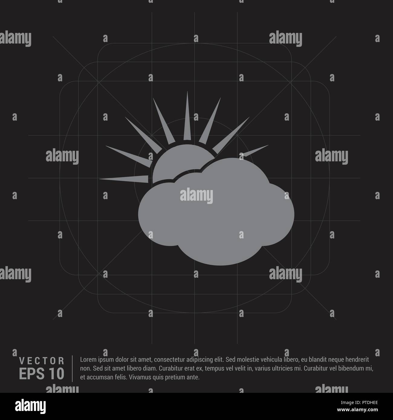 Sun Cloud Icon Stock Vector Image & Art - Alamy