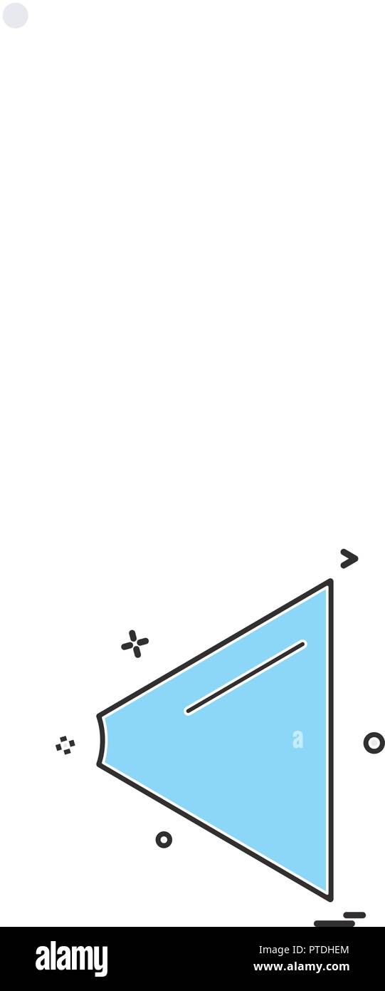 Back icon design vector Stock Vector Image & Art - Alamy