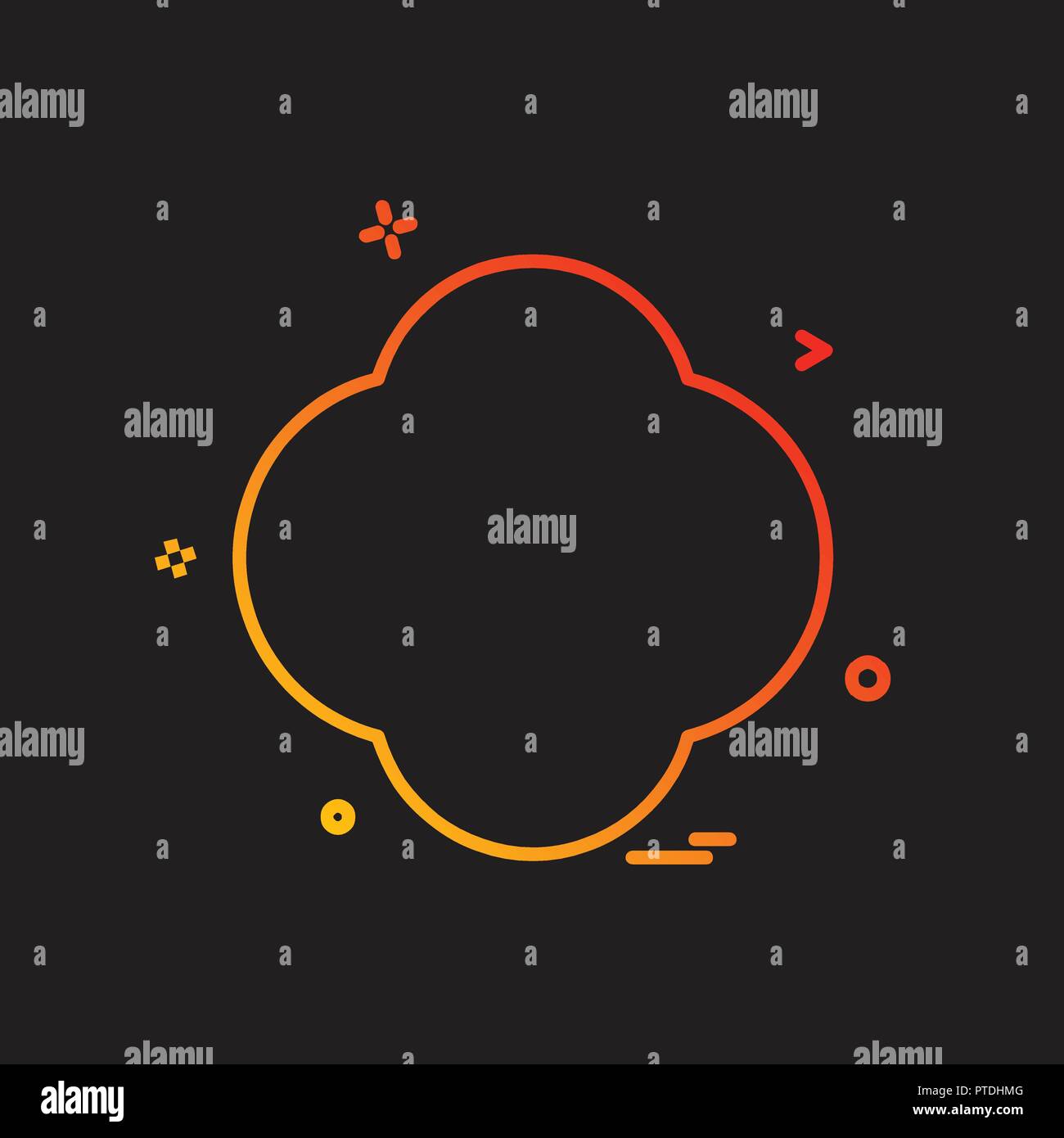 Shape icon design vector Stock Vector Image & Art - Alamy