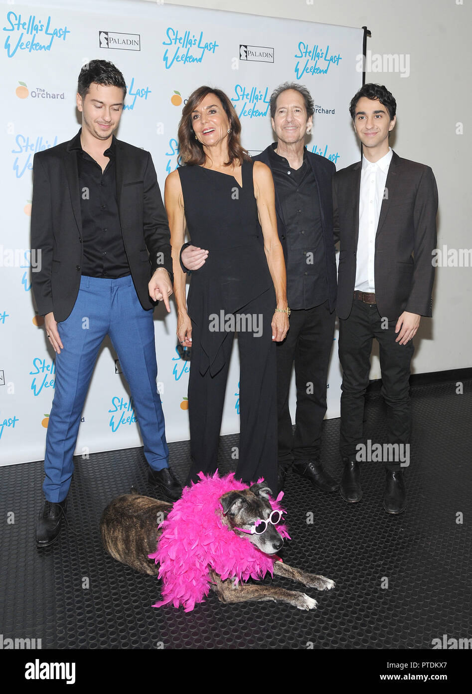 New York, NY, USA. 08th Oct, 2018. Nat Wolff, Polly Draper, Alex Wolff ...