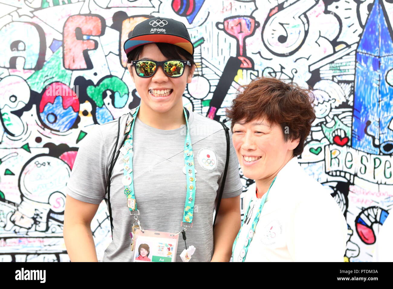(L-R) Yuka Kagami, Shoko Yoshimura (JPN), OCTOBER 7, 2018 : Japanese ...