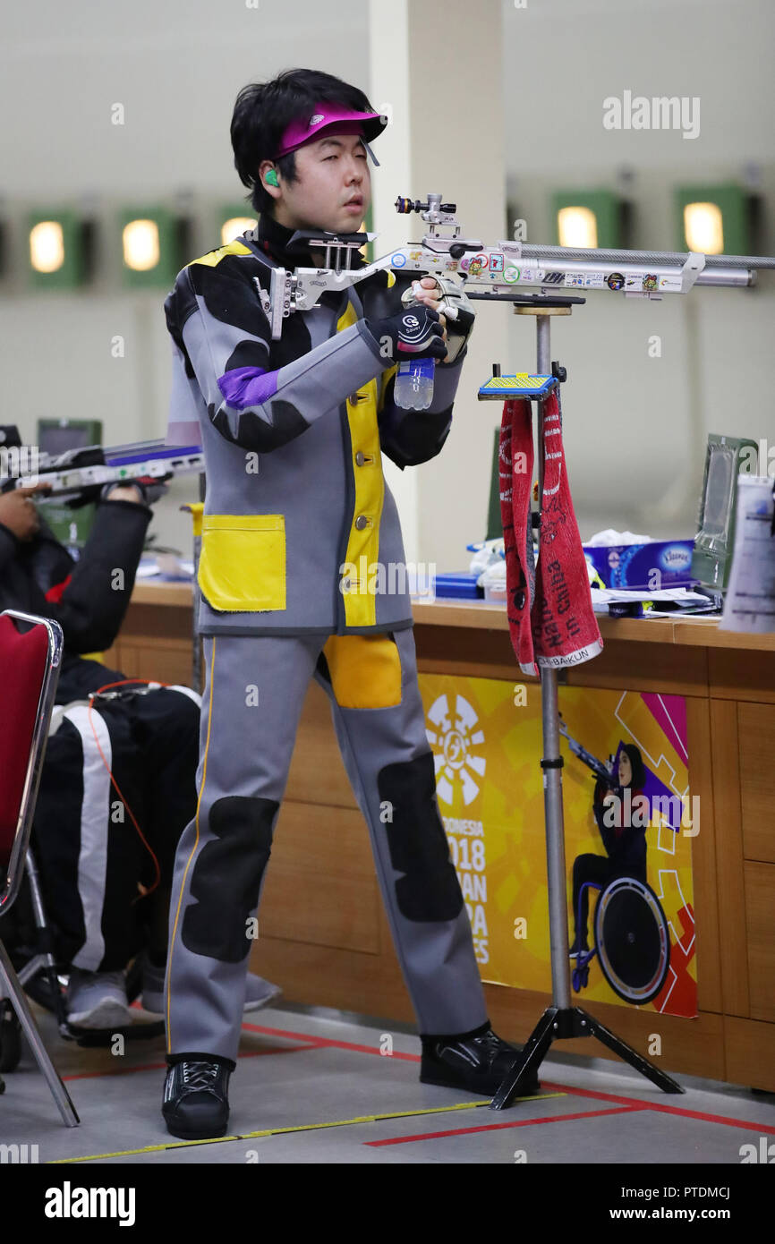 Jakarta, Indonesia. 8th Oct, 2018. Takahiro Mochizuki (JPN) Shooting ...
