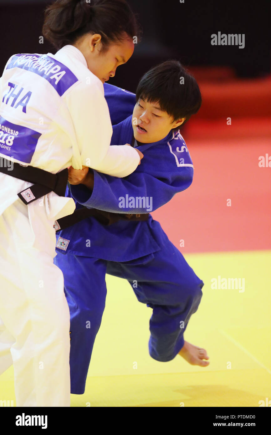 Jakarta, Indonesia. 8th Oct, 2018. Sawa Shimada (JPN) Judo : Women's ...