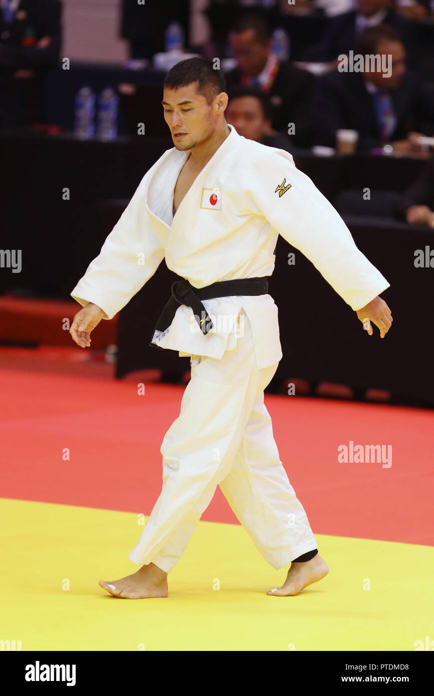 Jakarta, Indonesia. 8th Oct, 2018. Satoshi Fujimoto (JPN) Judo : Men's -66kg at JI Expo ...