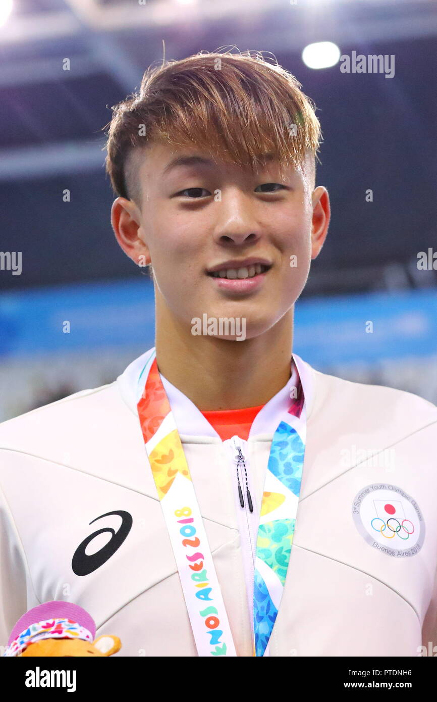 Buenos Aires, Argentina. 8th Oct, 2018. Taku Taniguchi (JPN) Swimming : Men's 100m Breaststroke ...