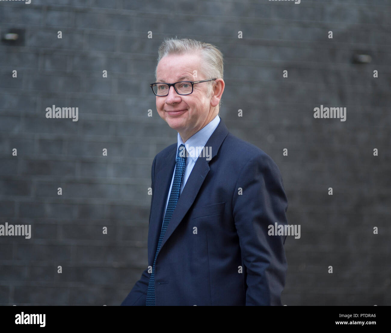 Downing Street, London, UK. 9 October 2018. Michael Gove, Environment ...