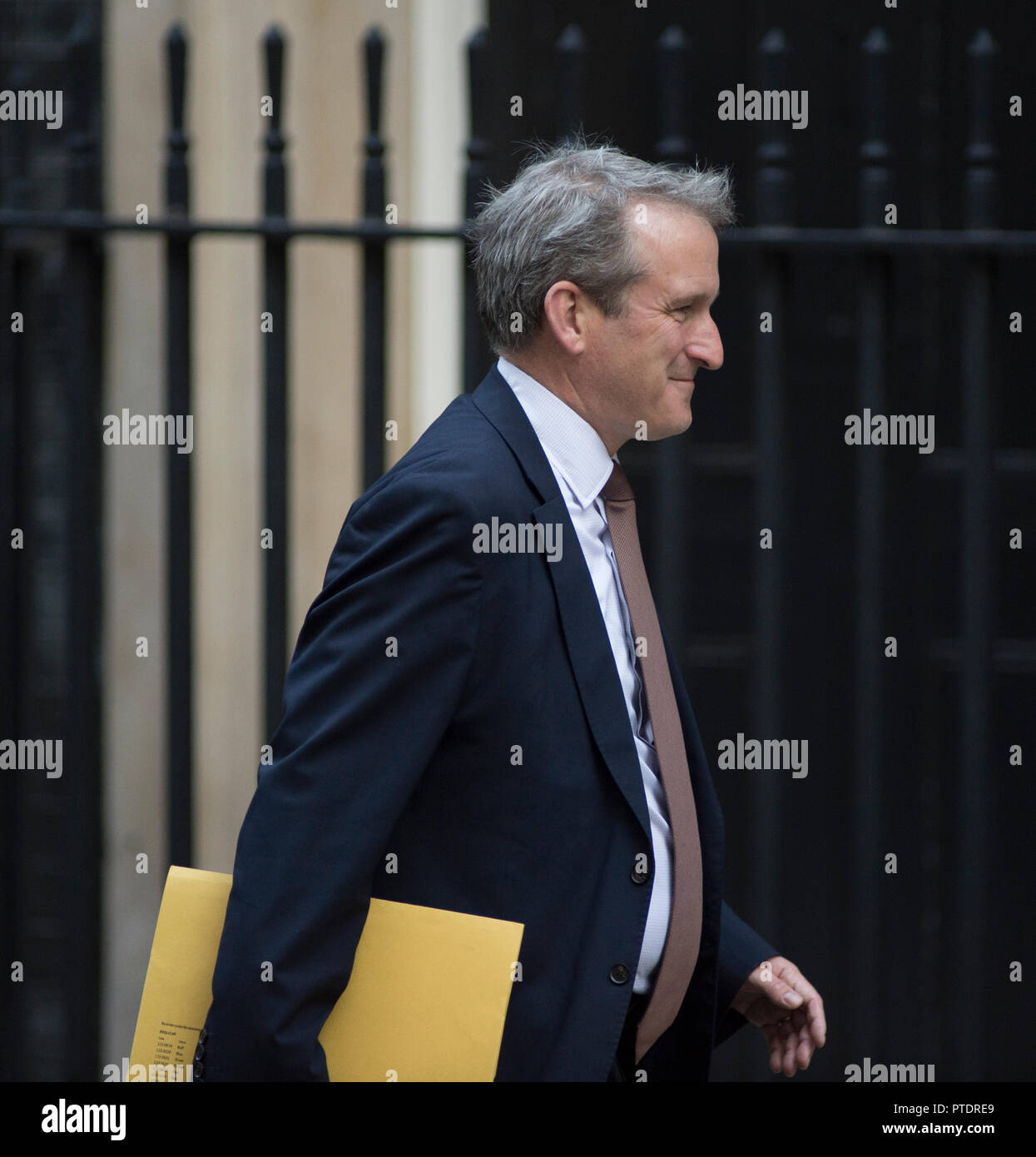 Downing Street London Uk 9 October 2018 Damian Hinds Secretary Of