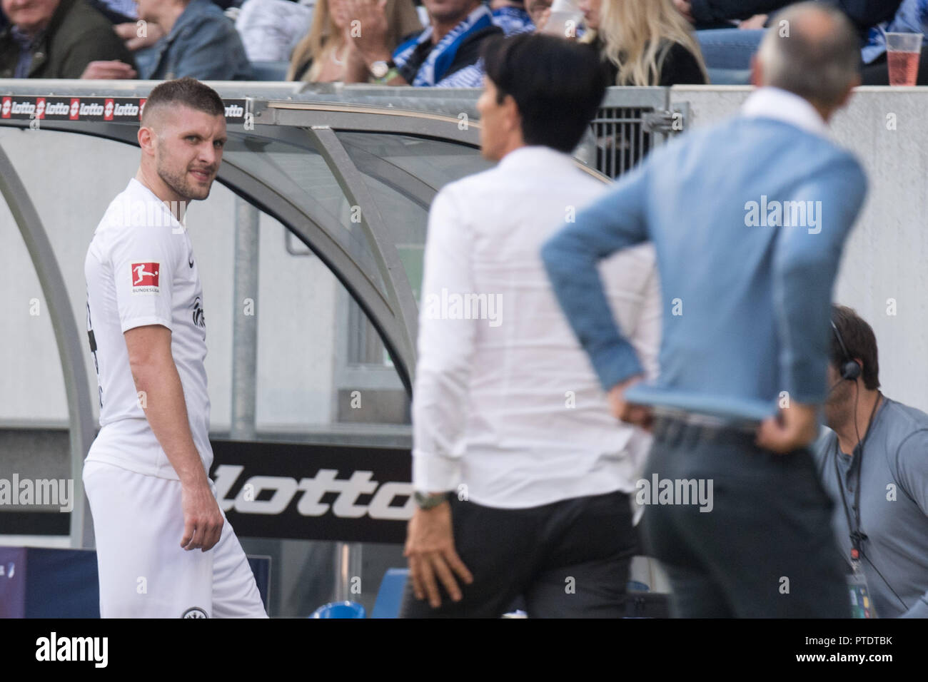Angry footballer yellow card hi-res stock photography and images - Alamy