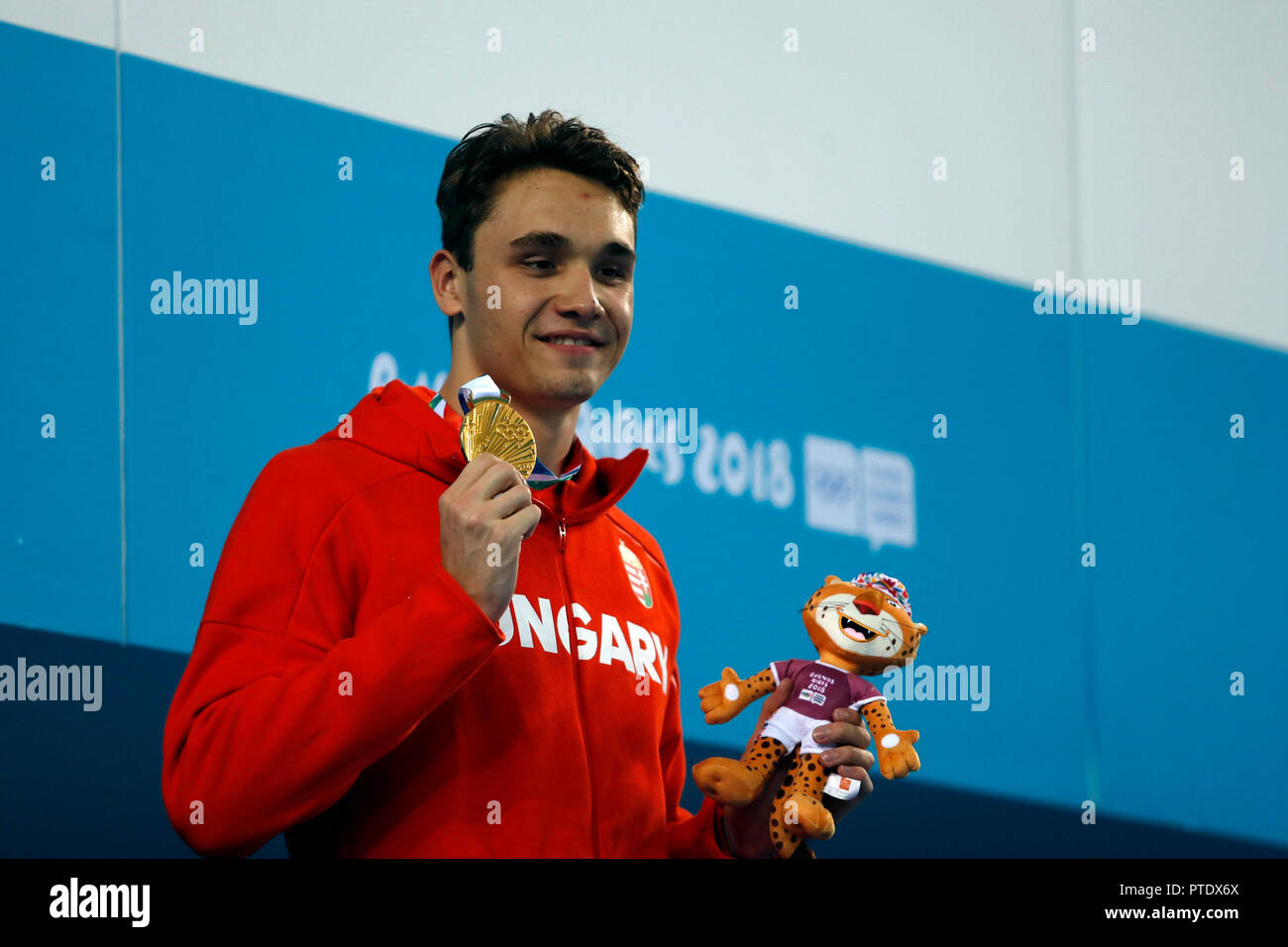 Buenos Aires, Argentina. 08th Oct, 2018. Kristof Milak, from Hungary ...