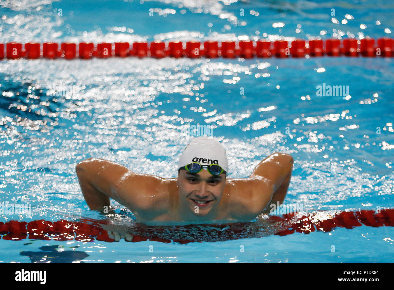Buenos Aires, Argentina. 08th Oct, 2018. Kristof Milak, from Hungary ...