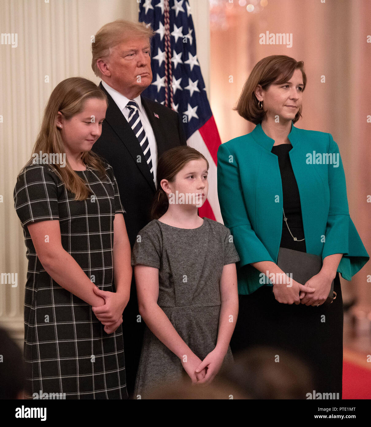 United States President Donald J. Trump, Ashley Kavanaugh, and ...