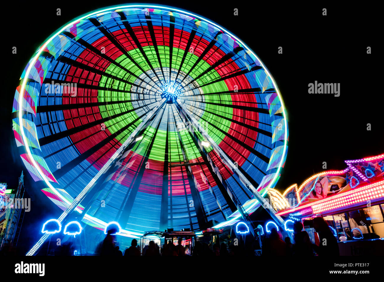 Hull, UK. 9th Oct 2018. Hull Fair, Big Wheel, 2018 UK Credit: Adam ...