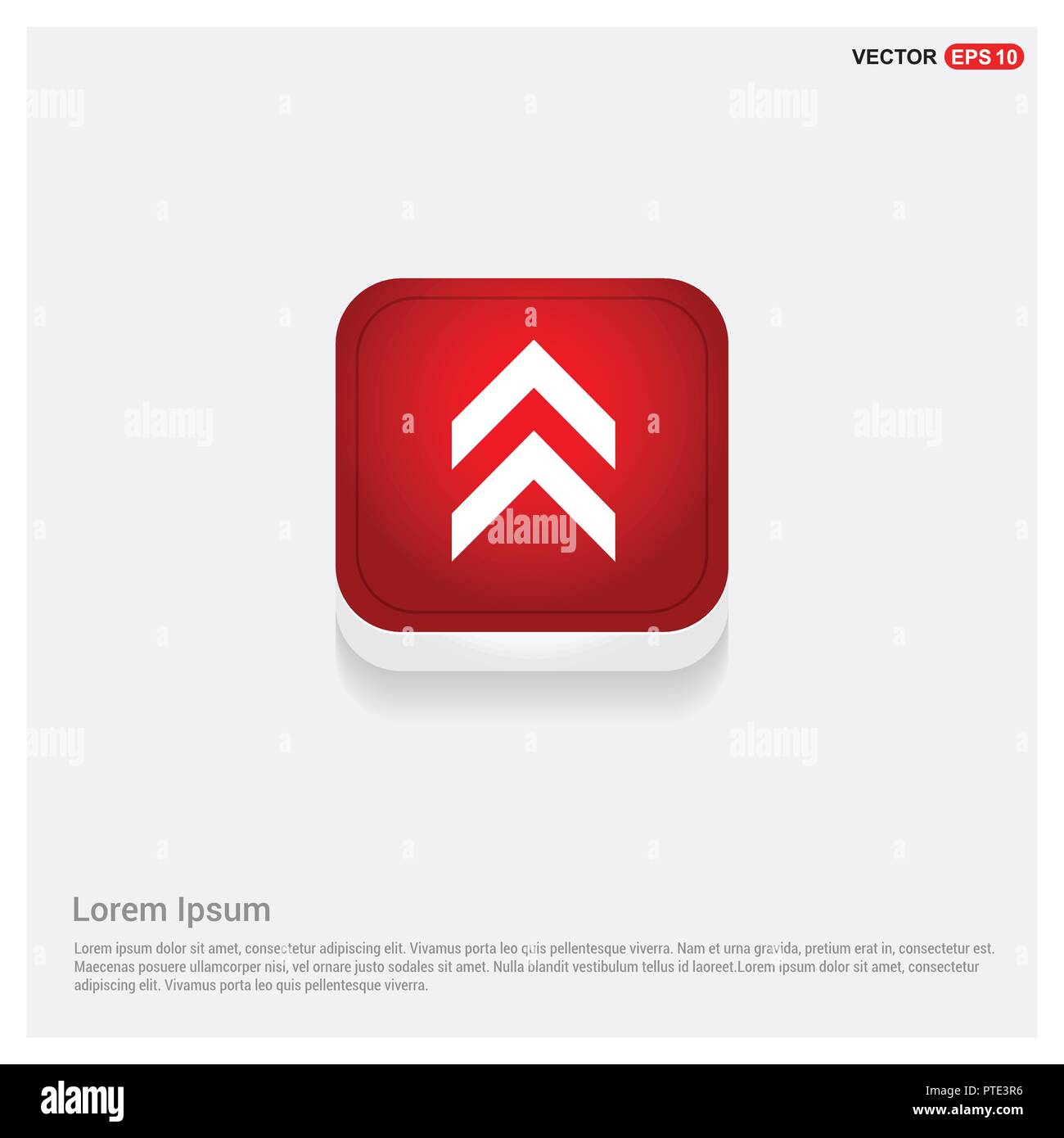 Upper Arrow Icon Stock Vector Image & Art - Alamy