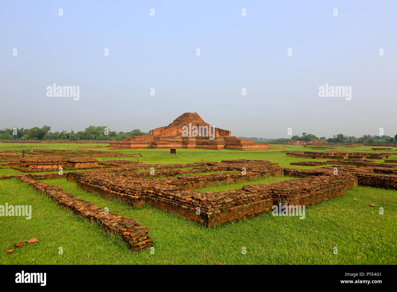 Paharpur Buddhist Monastery at Paharpur village in Badalgachhi Upazila ...