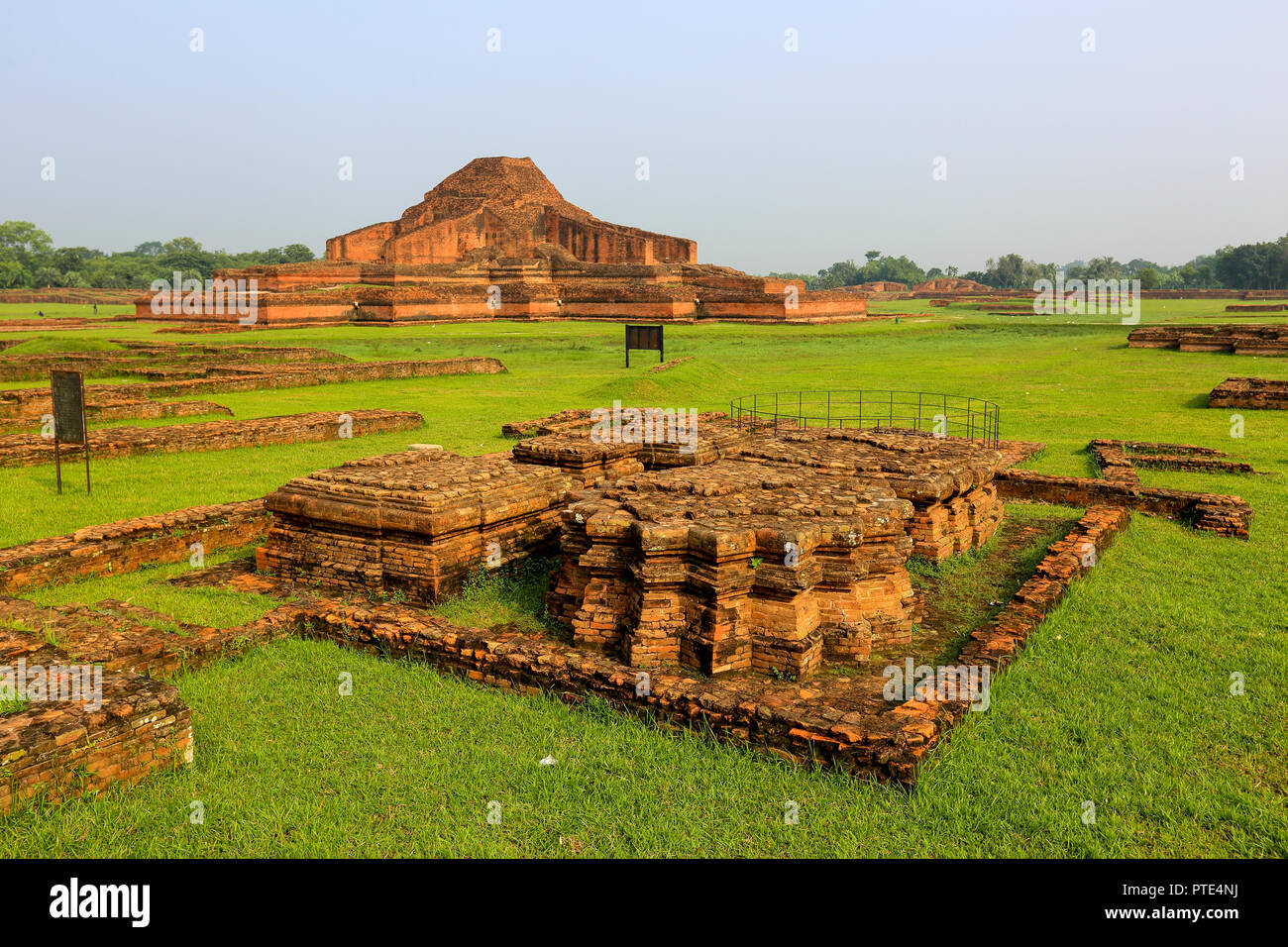 Paharpur Buddhist Monastery at Paharpur village in Badalgachhi Upazila ...