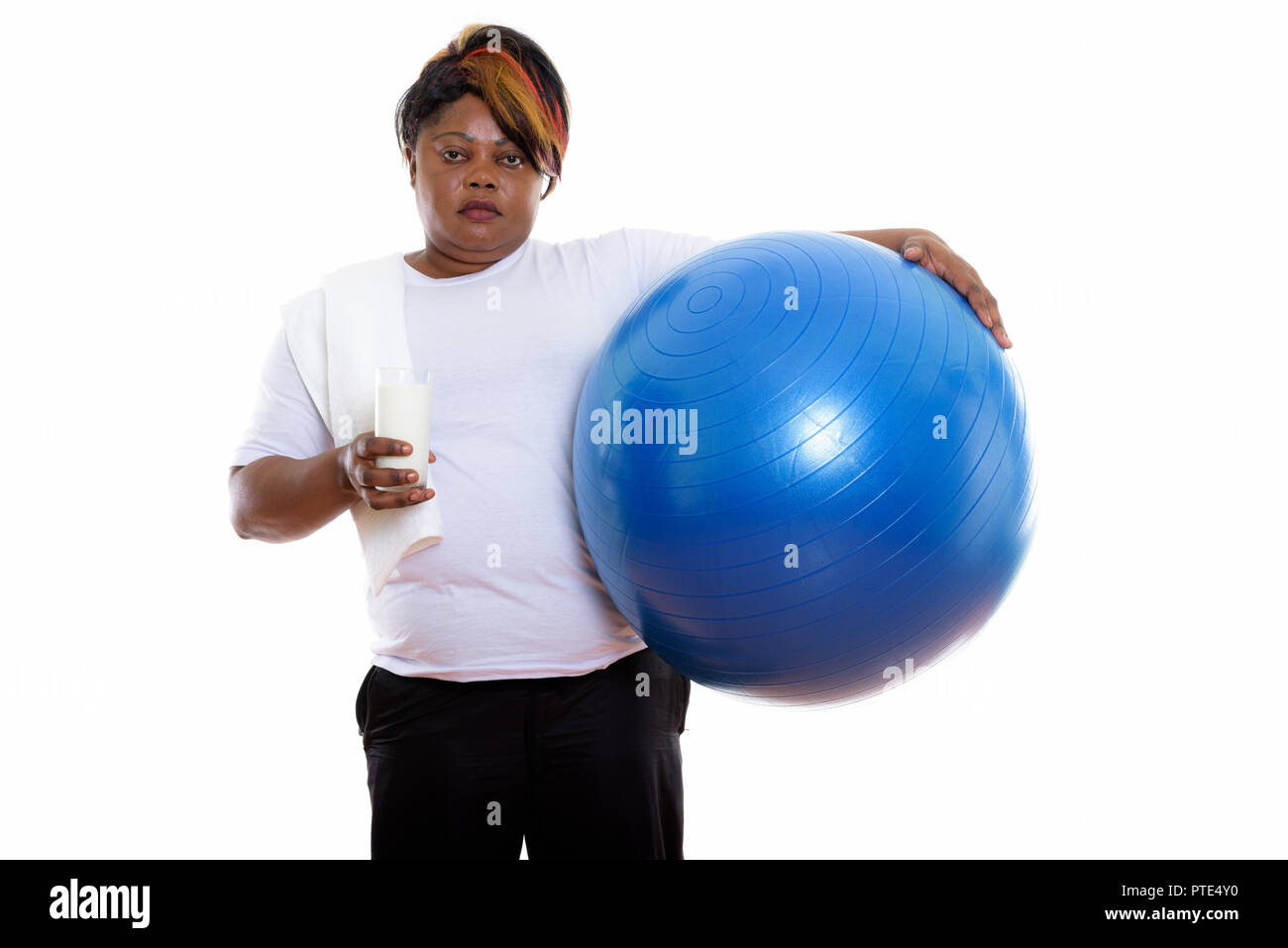 Fat woman ball hi-res stock photography and images - Alamy