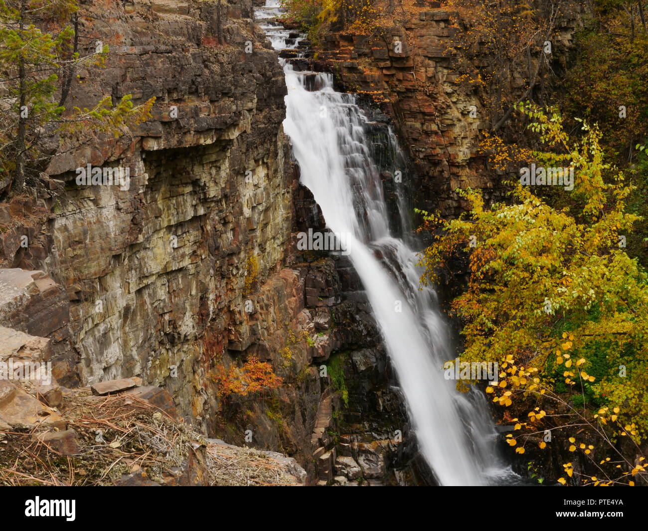 Autumn along Mark Creek Stock Photo - Alamy