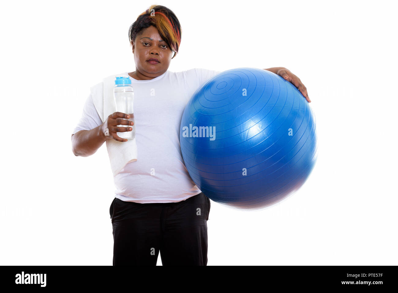 Fat woman ball hi-res stock photography and images - Alamy