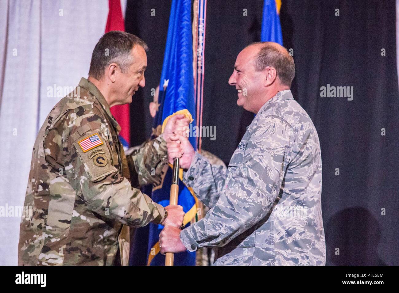 U.S. Air Force Col. Ralph Schwader, outgoing commander of the 139th ...