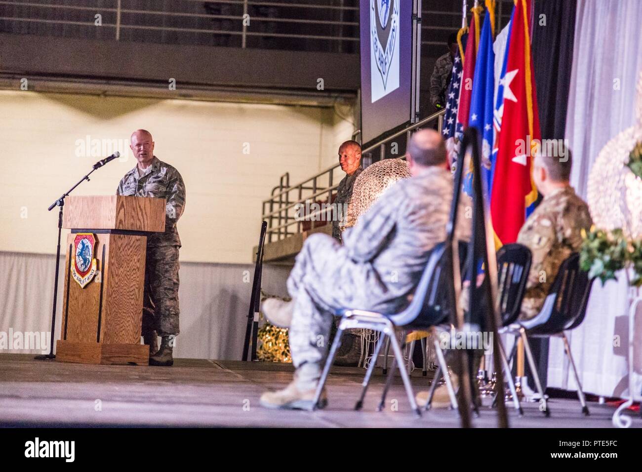 U.S. Air Force Col. Ed Black, commander of the 139th Airlift Wing ...