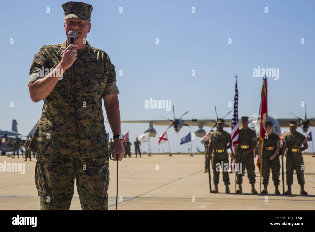 Maj. Gen. Mark Wise, commanding general of the 3rd Marine Aircraft Wing ...