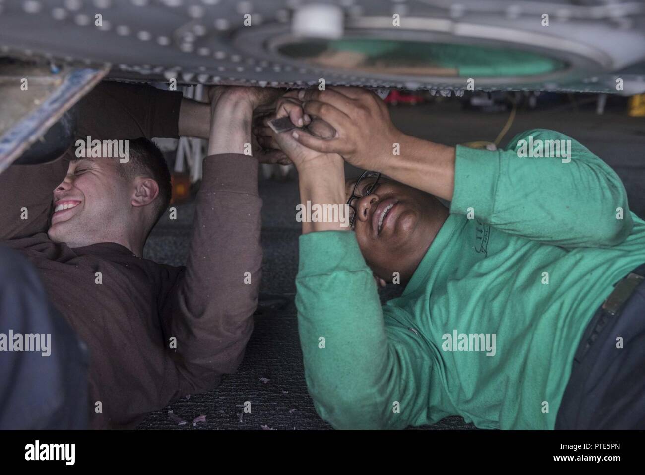 MEDITERRANEAN SEA (July 10, 2017) Aviation Structural Mechanic 3rd ...