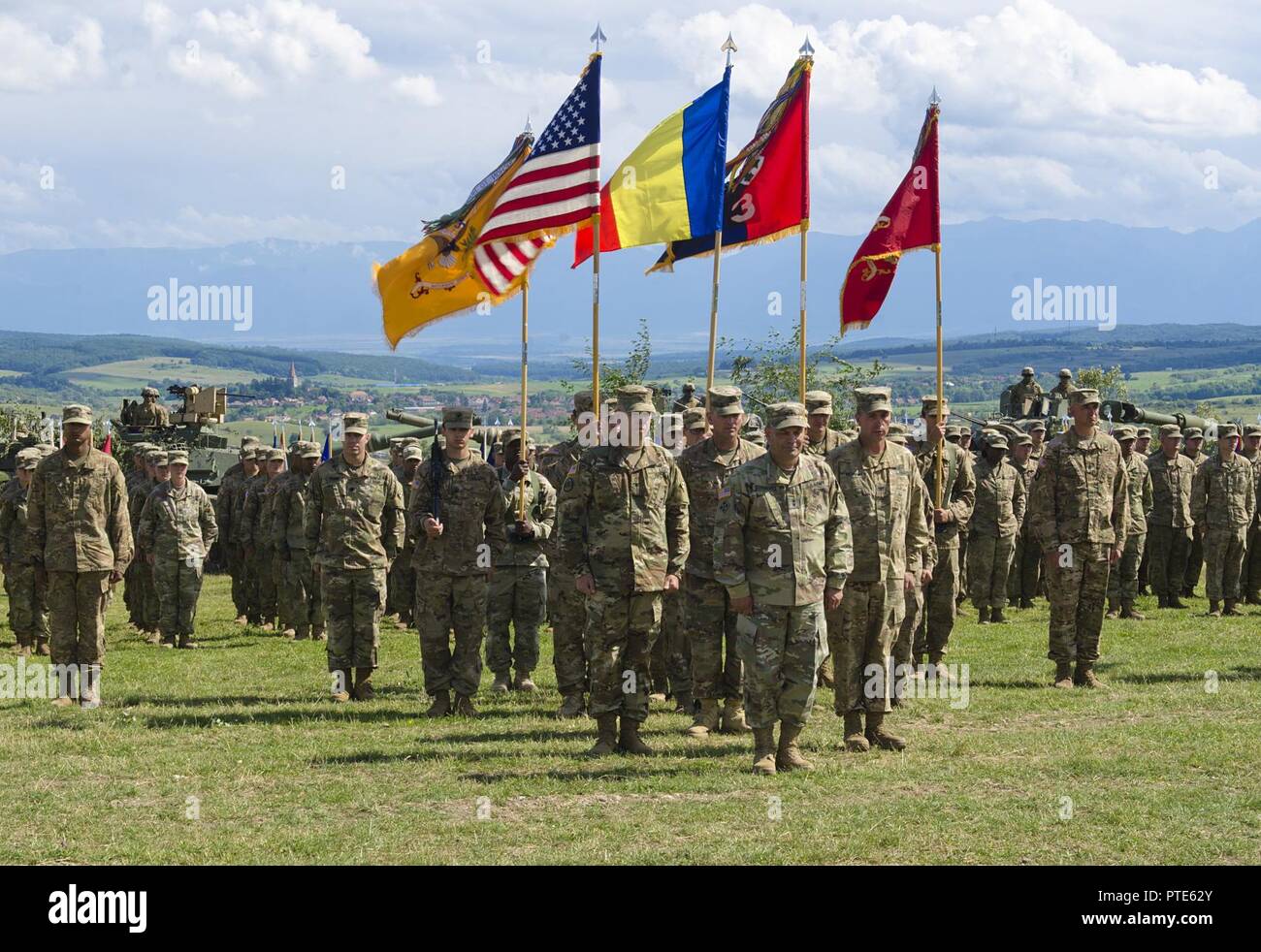 Maj Gen. Ryan Gonsalves, commander of 4th Infantry Division; Col ...