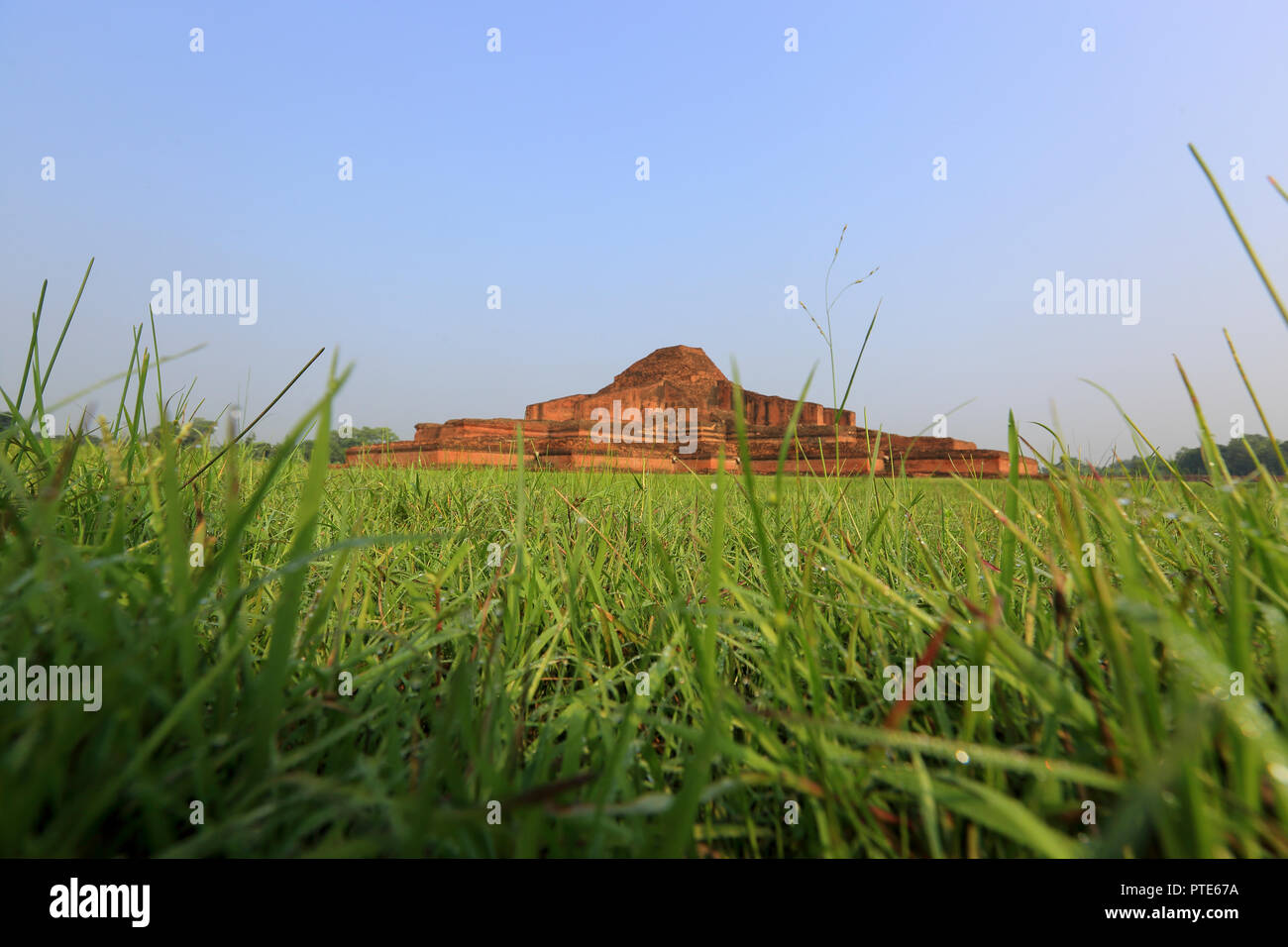 Paharpur Buddhist Monastery at Paharpur village in Badalgachhi Upazila ...