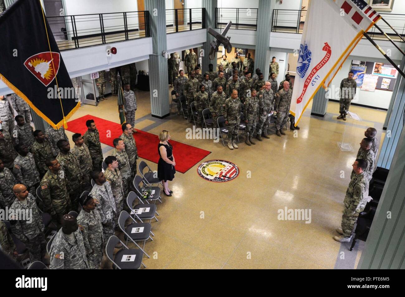 Col. Robert F. Weir, commander, 74th Troop Command, pins the ...
