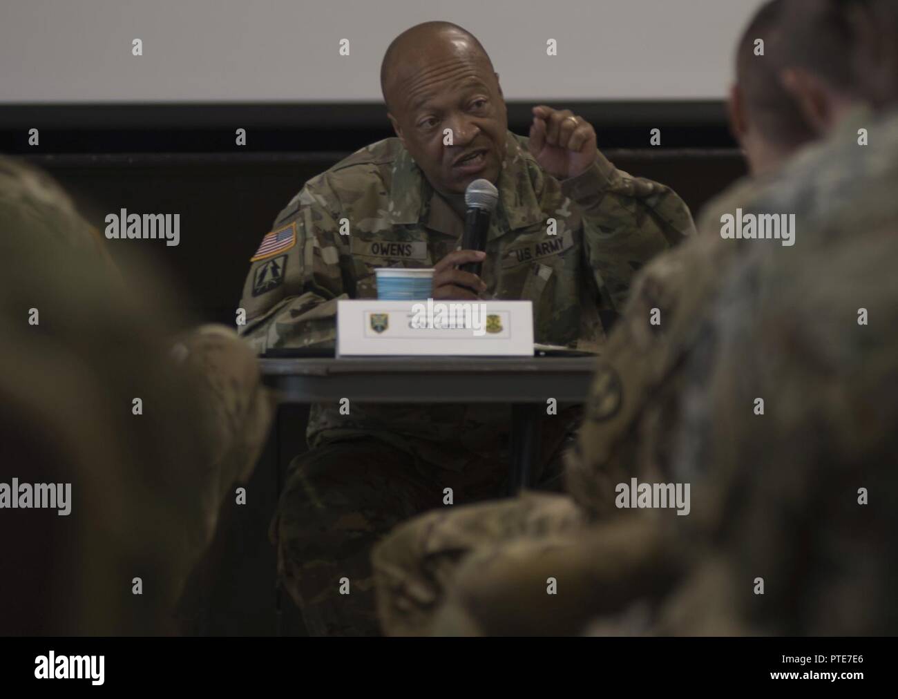 Command Sgt. Maj. Craig Owens, command sergeant major of the 200th ...