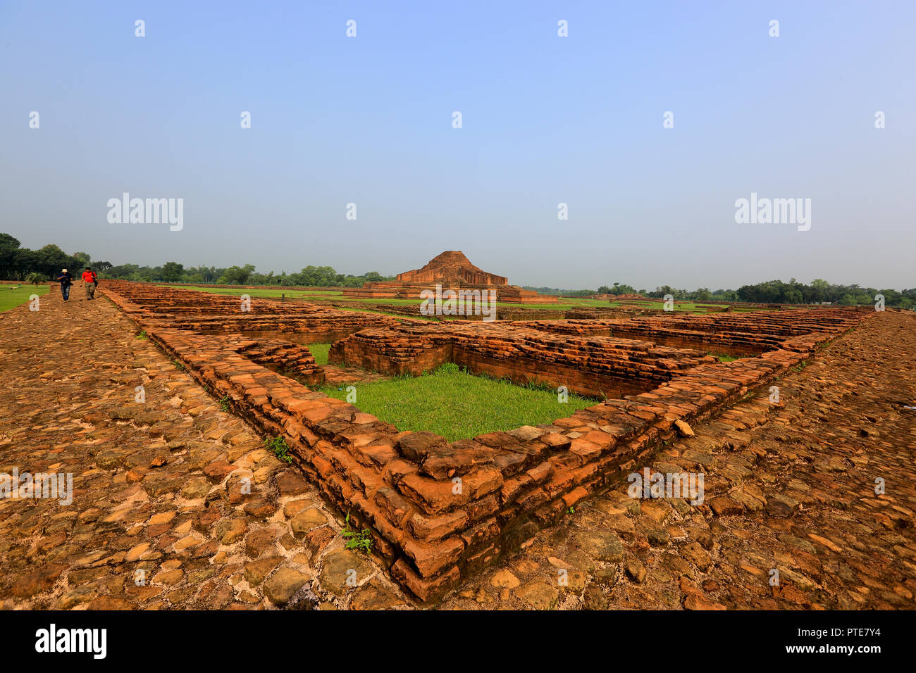 Paharpur Buddhist Monastery at Paharpur village in Badalgachhi Upazila ...