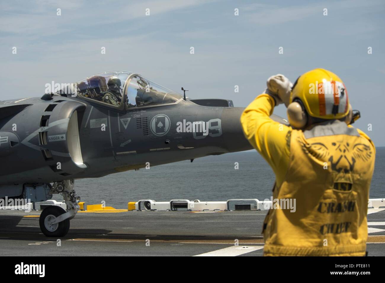 ATLANTIC OCEAN (July 16, 2017) Chief Aviation Boatswain's Mate ...