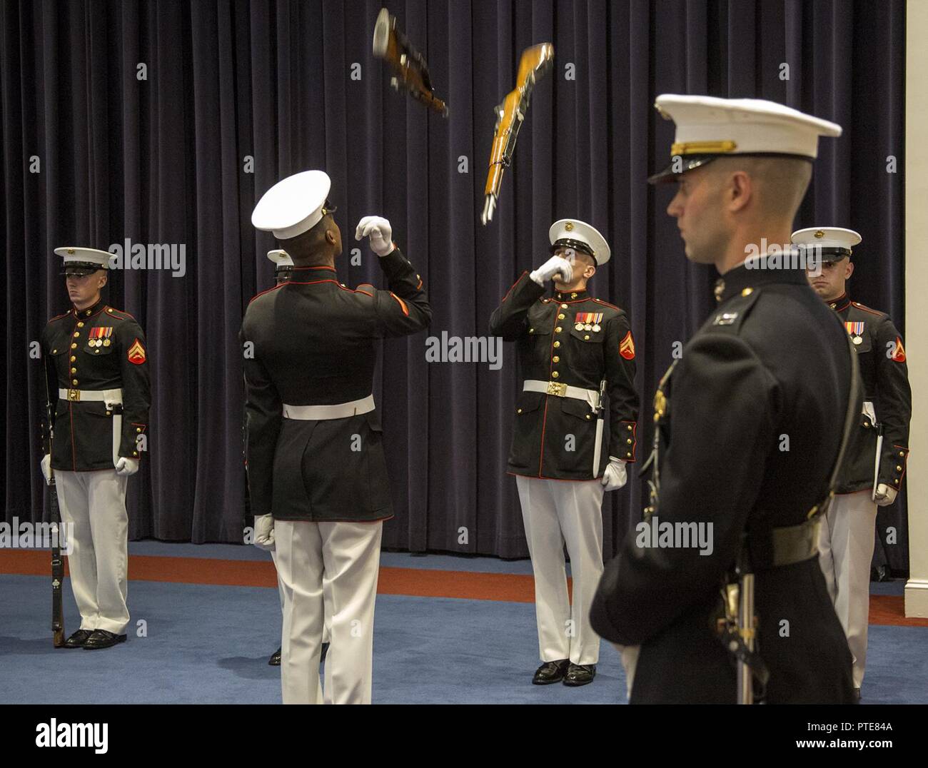 Corporal Jesse Thorton, number two rifle inspector, U.S. Marine Corps ...