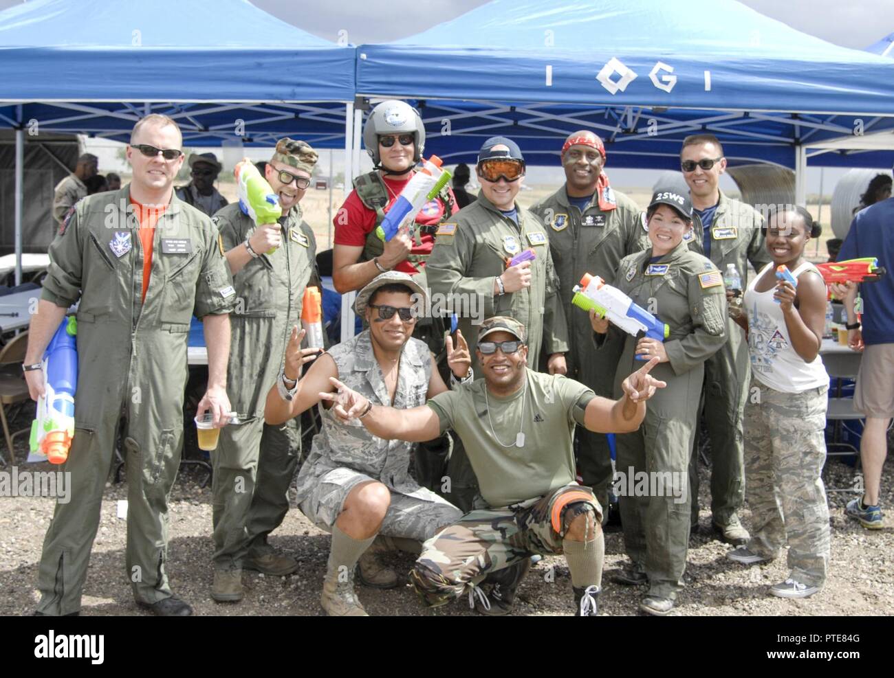 Team Buckley members enjoy a Combat Dining Out hosted July 14, 2017, at ...
