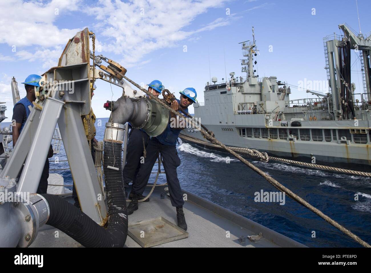 CORAL SEA (July 16, 2017) Boatswain’s Mate Seaman Roman Horton, from ...