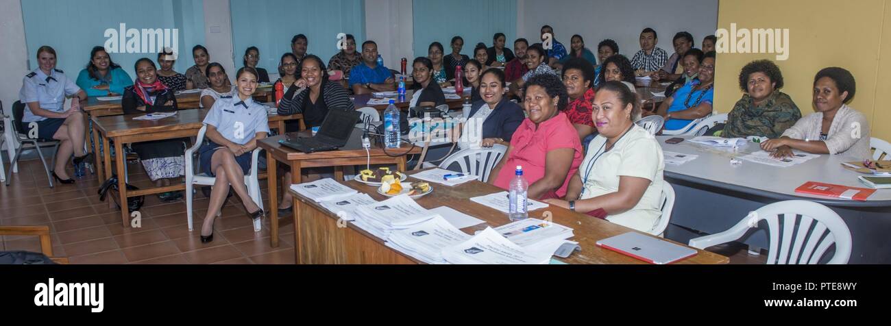 U.S. Air Force Capts. Amber Britt, left, and Paola Rosa, center, pose ...